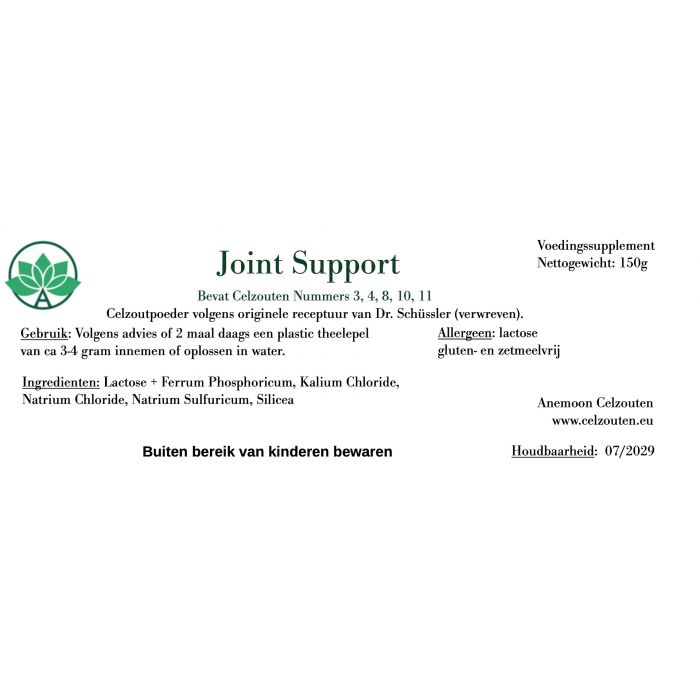 Mengsel voor Gewrichten ondersteuning - Joint Support 150g stazak